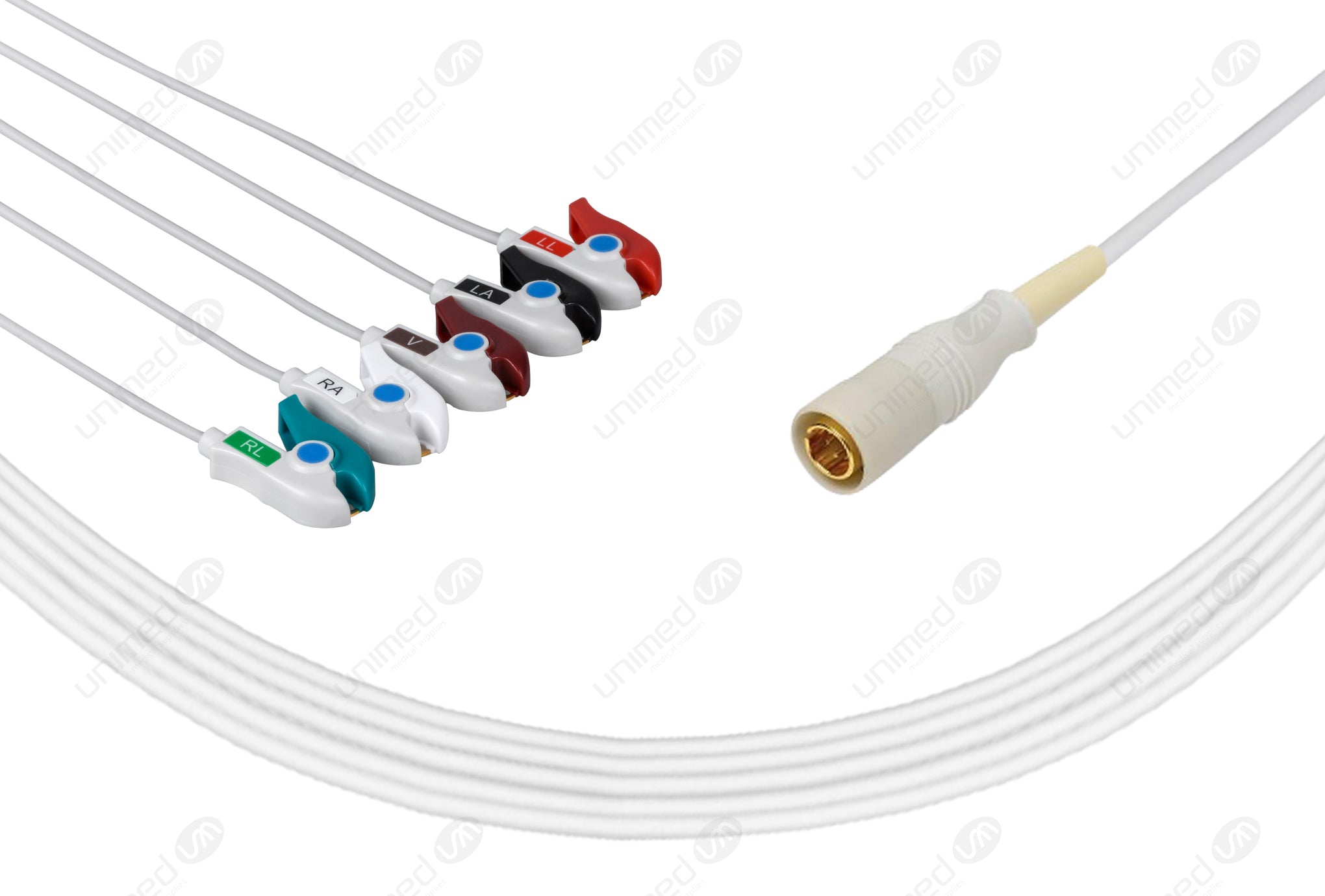 COLIN Compatible One Piece Reusable ECG Cable – Unimed Medical