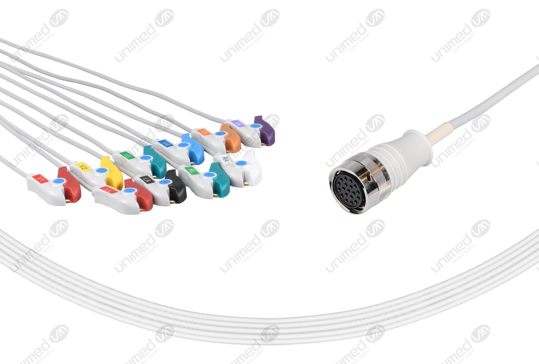 Quinton Compatible One Piece Reusable EKG Cable Grabber – Unimed Medical